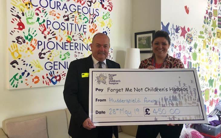 Charity Cheque Presentation – Funeral Partners