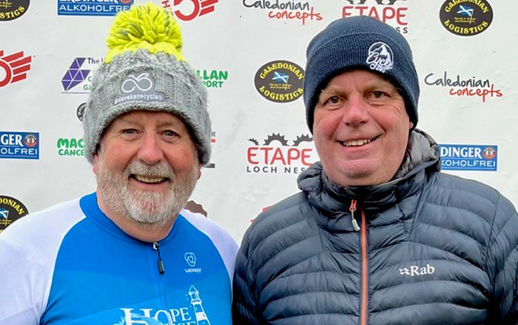 Peter Mulholland and Jim Adams raise £3K - Funeral Partners